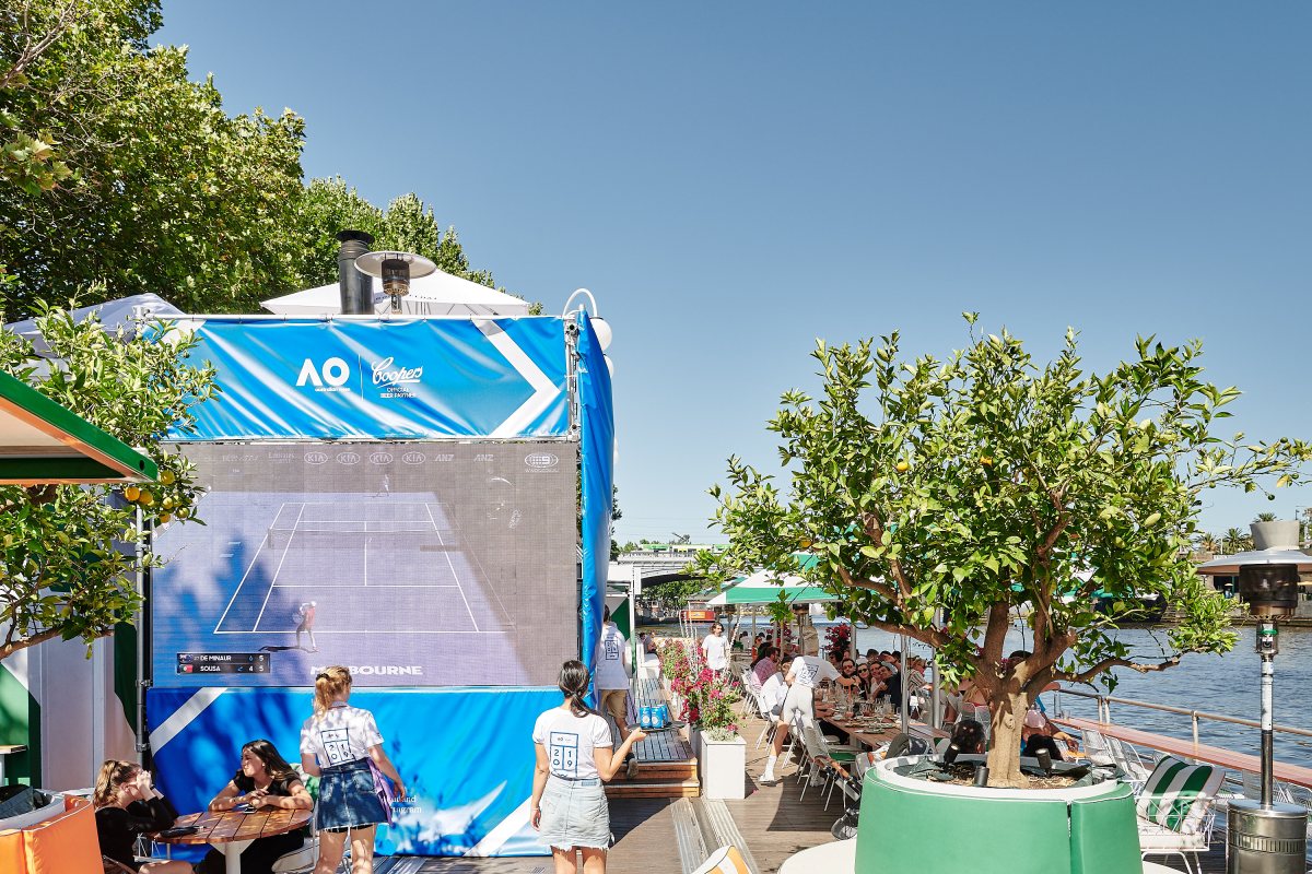 ARBORY AFLOAT COOPERS LIVE TENNIS DECK